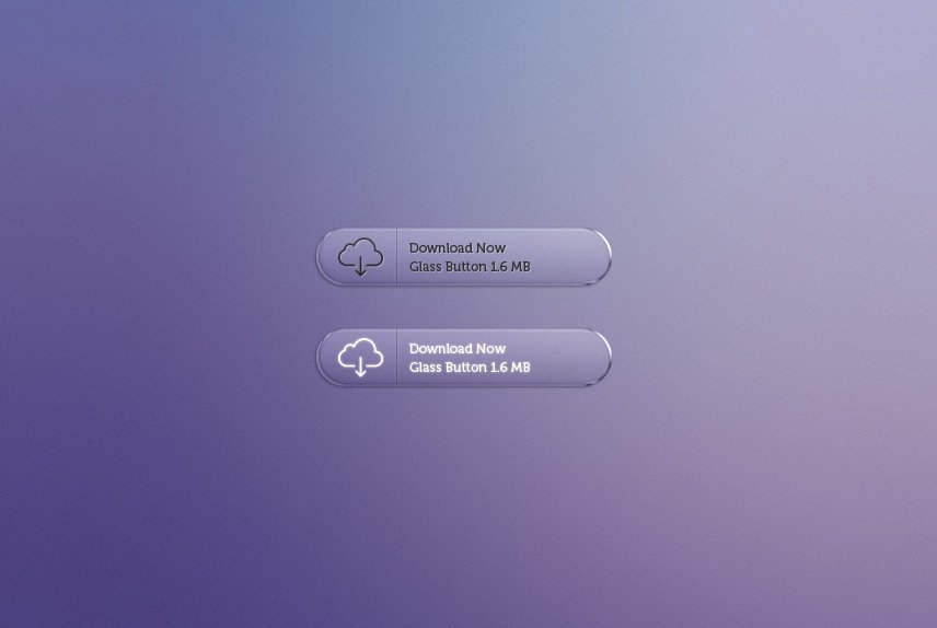 UI Elements: Glass Buttons | PSDchat
