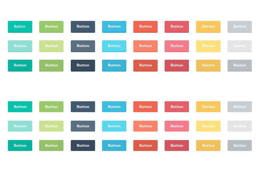 Flat Ui Design Buttons